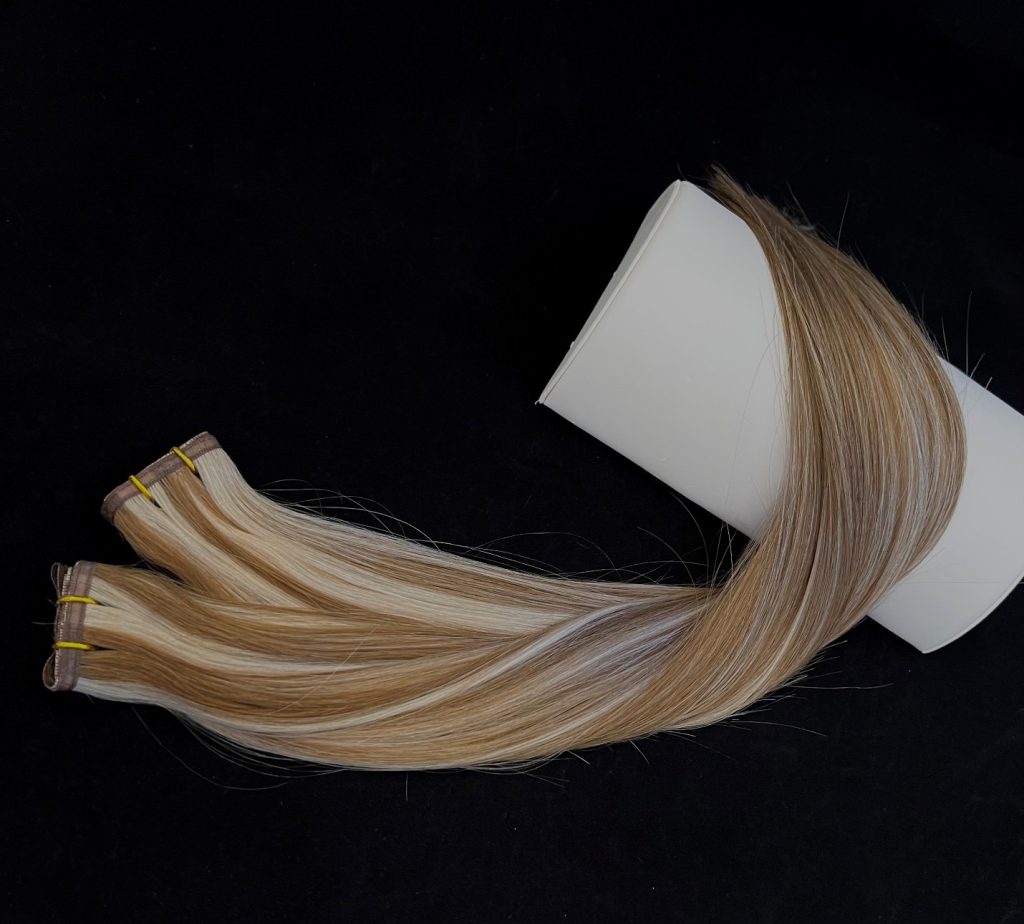 European Flat Weft Hair Extensions 100G Piano #P8/60 Chestnut Brown ...